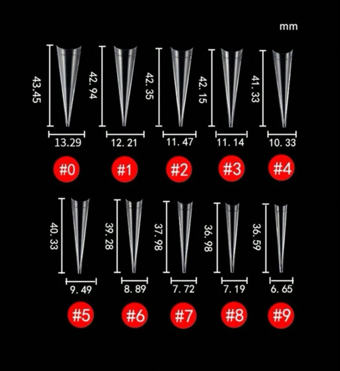2XL Extreme Pre-Pinched Stiletto Tips (500pcs) – The Nail Vault